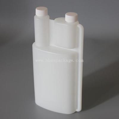 China Contact Supplier  Leave Messages HDPE food grade empty juice 500ml plastic twin neck bottle for sale