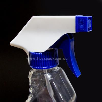 China custom made clear color glass boston bottle with plastic triger sprayer low price for sale