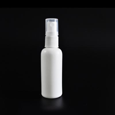 China PET empty clear spray bottles Oval Flat Plastic Bottles For Oil with spray 100ml plastic spray bottle for sale