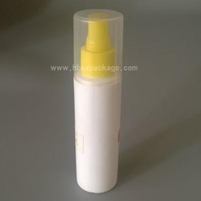 China 100ml  mist sprayer  hdpe  plastic spray bottle with colorful cap for sale