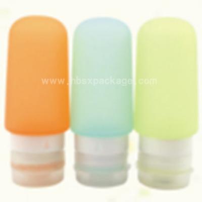 China BPA Free Leak-proof Squeezable Silicone Travel Bottle for Shampoo and Soap/Travel Bottle for sale