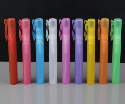 China Hot sale 5ml 8ml 10ml perfume empty hand sanitizer plastic pen spray bottle for sale