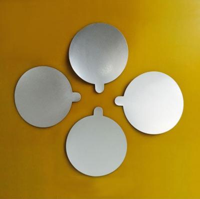 China Hot sell low price Aluminium Foil bottle caps and gaskets supply free sample for sale
