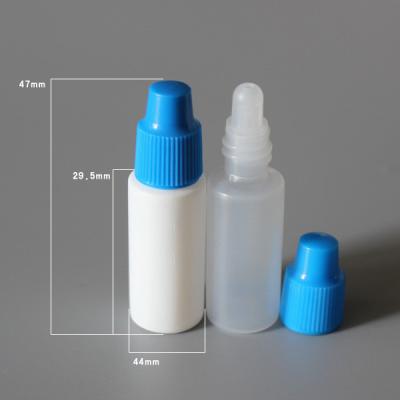 China 3ml electronic e cigarette liquid smoke oil bottle eyes dropper bottle PP vial bottle with childproof cap for sale