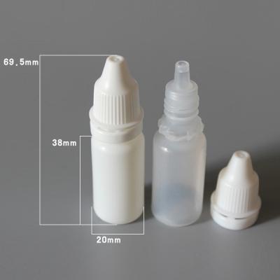 China 15ml HDPE Plastic Eye Dropper Bottle Mini Size Empty PE Plastic Bottles for sale