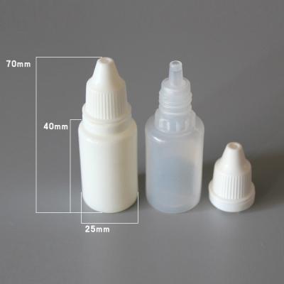 China 3ml plastic needle tip bottle dropper bottle pharmaceutical eye dropper bottle for sale