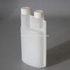 China 100ml HDPE double neck quantitative oil dispenser bottle with 5ml dossage from HebeiShengxiang for sale
