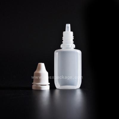 China Flattened eye dropper bottle,plastic eye dropper bottle with tamper evident for sale