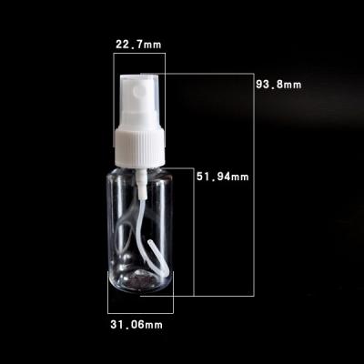 China Best Selling clear small plastic pump spray coemetic Recycle Spray Bottle from Hebei Shengxiang for sale
