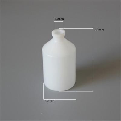 China new plastic 100ml HDPE or as reuires empty Vaccine bottles are on sale for sale