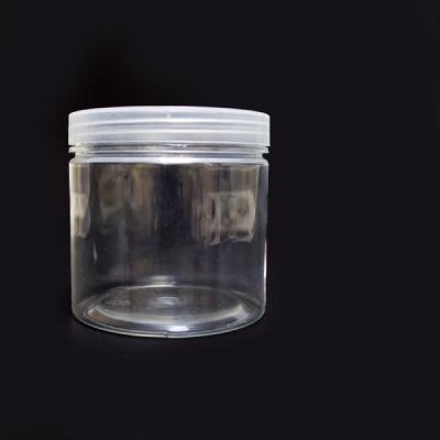 China Hebei Shengxiang 750ml PET Dried Fruit Wholesale Clear Plastic Container with Screw Cap for sale