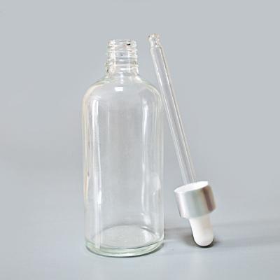 China wholesale 20ml 30ml beauty care aluminium blue color empty glass essential oil bottle with dropper for sale