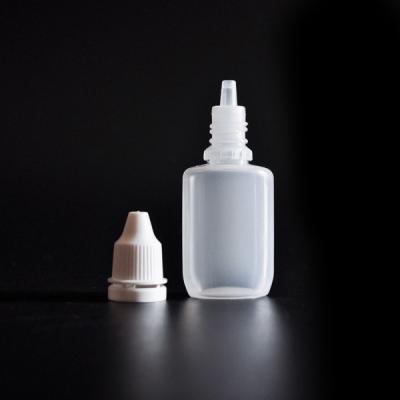 China high quality hospital bottle squeezable plastic eye dropper bottle with tamper evident cap for sale