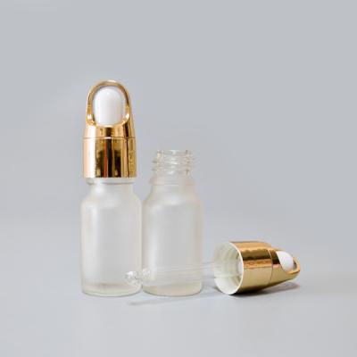 China 5ML 10ml 15ml 30ml clear glass essential oil bottle clear glass dropper bottle with tamper evident cap for sale