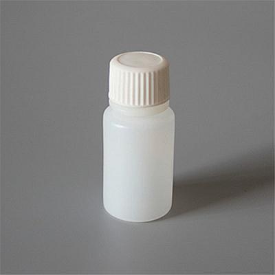 China 10ml PE chemical  leak-resistant plastic reagent bottle with brown cap for sale