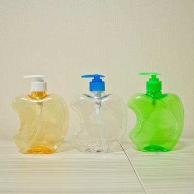 China China Manufacture 500mL Green Hand Washing Plastic Hand Sanitizer Shampoo Bottle with Pump for sale
