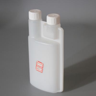 China 1L Twin Neck Measuring Plastic Dosing Bottle with tamper-proof cap wholesale for sale