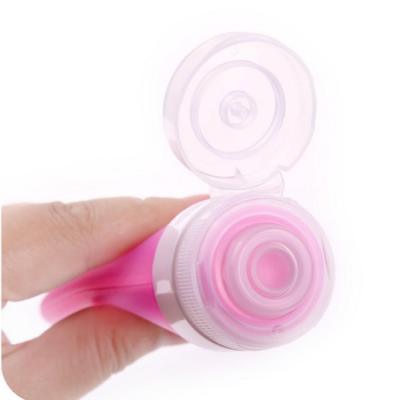 China Portable Silicone Sub Bottle OEM Skin Care Nice Silicone Travel Bottle for sale