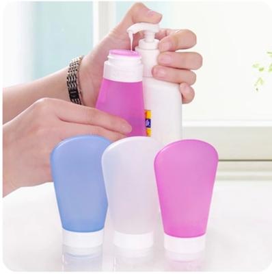 China Wholesale colorful mini bpa free silicone triangle shape perfume bottle for sale