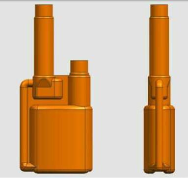 China New products for 100ml with 5ml dosing Long Neck Oil lubricant Plastic Bottles for sale