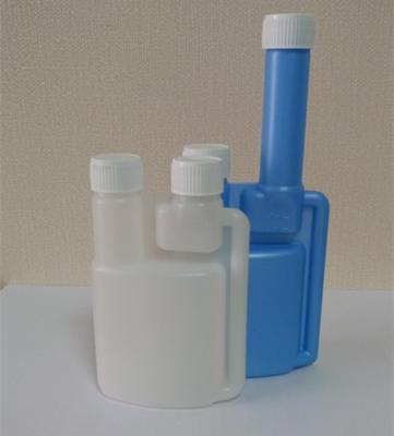 China 100ml HDPE twin neck measuring plastic bottle from hebei shengxiang for sale