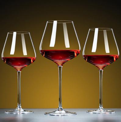 China red wine cup/glass crystal cup/ceremony use/champagne/red wine/package/luxury goods/350ml/450ml/support customization for sale