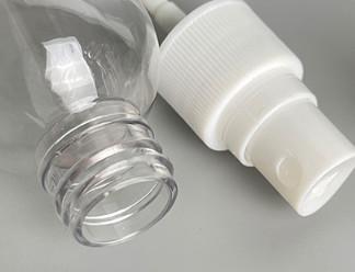 China Hebei Shengxiang HDPE material 30ml white perfume bottle plastic spray bottle for sale