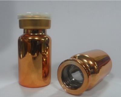 China New product 30ml electroplating gold color Glass dropper bottle for essential oil for sale