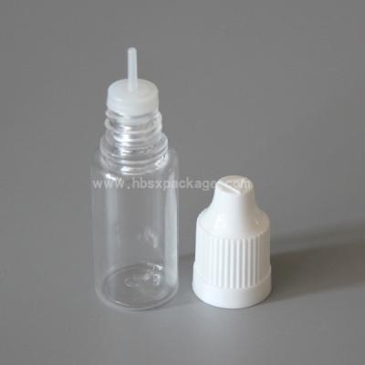 China 10ml PET plastic dropper bottle ( empty e- liquid bottle ) with cap  for sell for sale