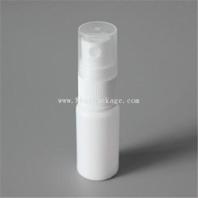 China High quality and low price 20ml white HDPE plastic spray bottle for sell for sale