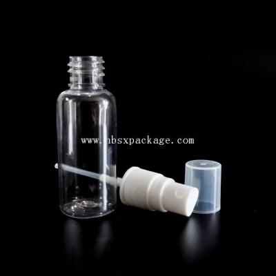China In stock! Hot sell PET 10-250ml empty transparent plastic spray bottle supply free sample for sale