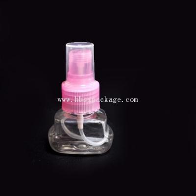 China HDPE 50ml empty plastic spray bottle for sell with cute shape wholesale for sale