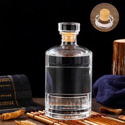 China factory wholesale 500ml/750ml whisky bottle/wine bottle/glass bottle/hot sale whisky bottle/support customization for sale