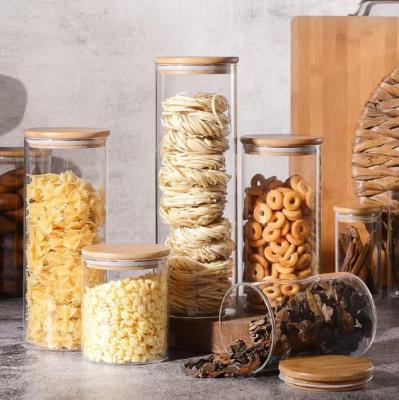 China ins hot sale Canister/glass bottle/food grage materials/family helper/Storage bottle/christmas gift/present /family use for sale