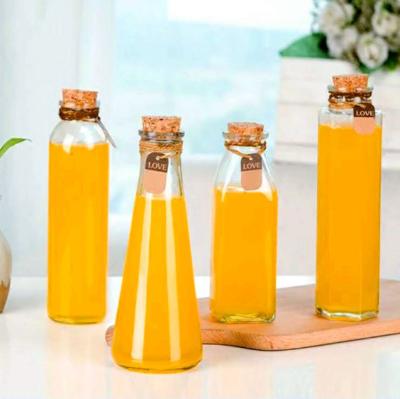 China factory wholesale 350ml/500ml Juice bottle/beverage bottle/glass bottle/milk bottle/Customizable logo/ for sale