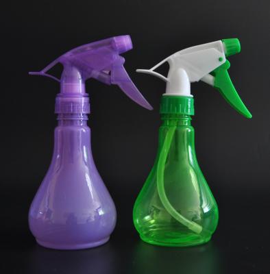 China New design 250ml clear bulb shape spray bottle with A shape trigger for Christmas for sale