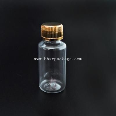 China Hot sell plastic clear health care medicine pill vitamin capsule bottles jars for sale