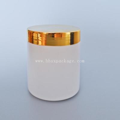 China High quality white/ transparent PE plastic powder jar hot sale worldwide for sale
