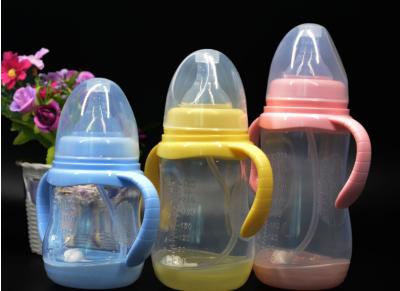 China BPA Free super wide neck Temperature change color PPSU baby feeding bottle 180ml-300ml for sale