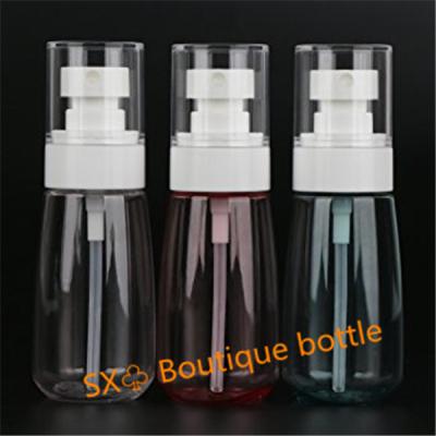 China Fine Mist Refillable Travel Containers 60ml/2oz Airless Misting Spray Bottles for sale