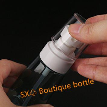 China Fine Mist Refillable Travel Containers 60ml/2oz Airless Misting Spray Bottles for sale