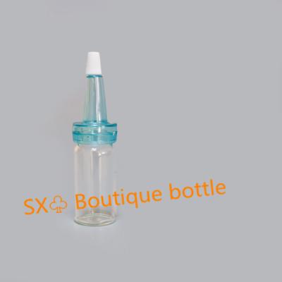 China Round PE/PET Vaccine Bottle with Screw Cap Closure EO Sterilized White/Transparent/Amber Cap Color for sale