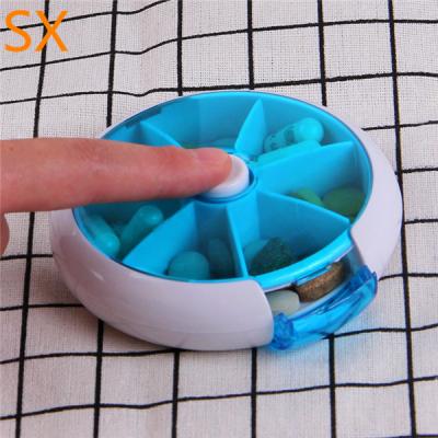 China Hot sell in may Portable travel medicine storage box for the elders,7 day weekly pill box for sale