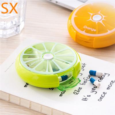 China Hot sell in may Portable travel medicine storage box for the elders,7 day weekly pill box for sale