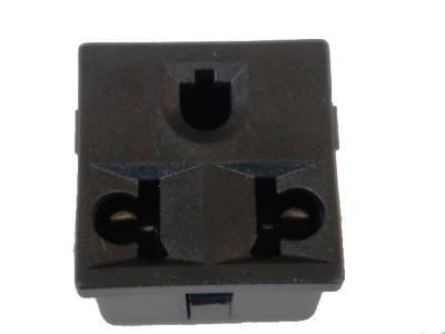 Cina Recipiente di parete nero di CA dello sbocco di potere dell'incavo di potere del forcone del quadrato 3 del Brasile 250VAC 20A in vendita
