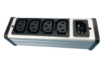 China Hardwired Plug In PDU Power Distribution Unit 4 Outlet With IEC Connector Low Profile for sale