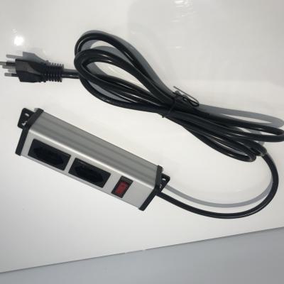 China 2 Way Brazil Multi Socket Extension Cord With Switch for sale