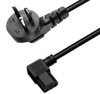 China 5M 3 Prong Pin AC Power Cord for sale