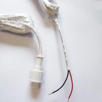 中国 圧力救助2pinの電気wirsと共同男性3.5mmのDC電源のプラグ5.5*2.1mmケーブルまっすぐに 販売のため