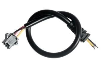 China Stripped end 4 PIN DIN female plug S-video customized power cable for sale